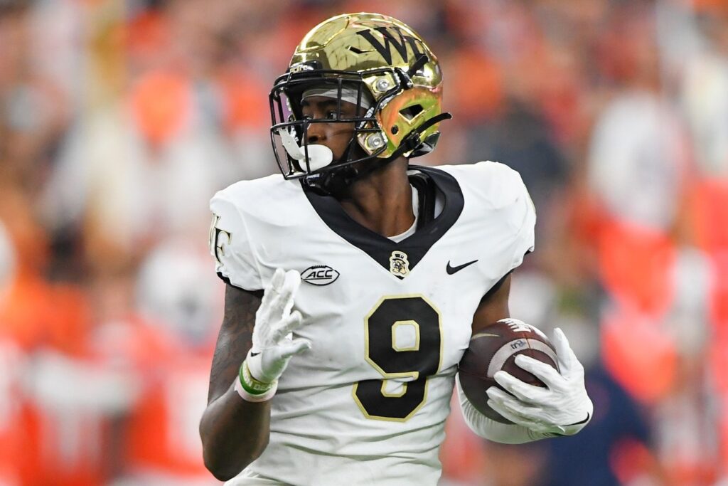 A.T. Perry, WR, Wake Forest - Football Games Today